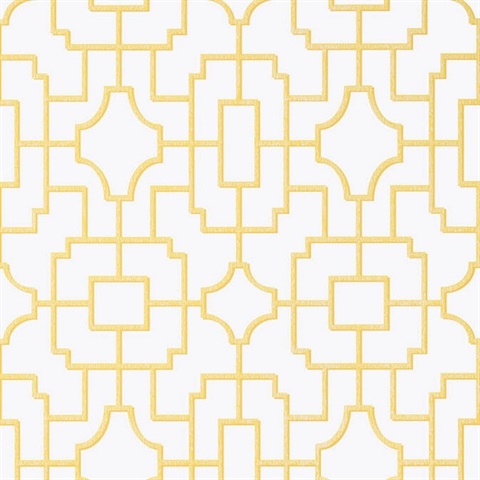 Pattern T20873 Fretwork Wallpaper from Eden by Thibaut